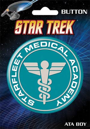 Star Trek Starfleet Medical Academy 3-Inch Carded Button (97037)