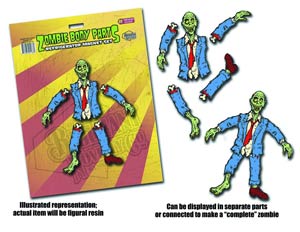 Zombie Body Parts Previews Exclusive Magnet Set