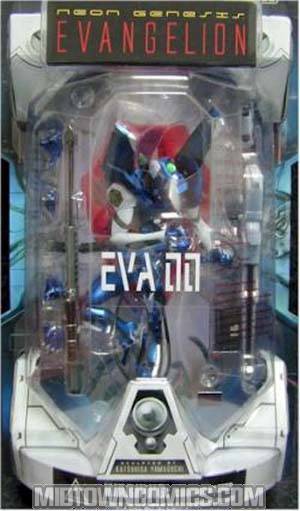 Neon Genesis Evangelion EVA Unit 00 Blue Action Figure In Launch Tube ...