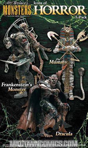 McFarlanes Monsters Icons Of Horror 3-Pack Action Figures