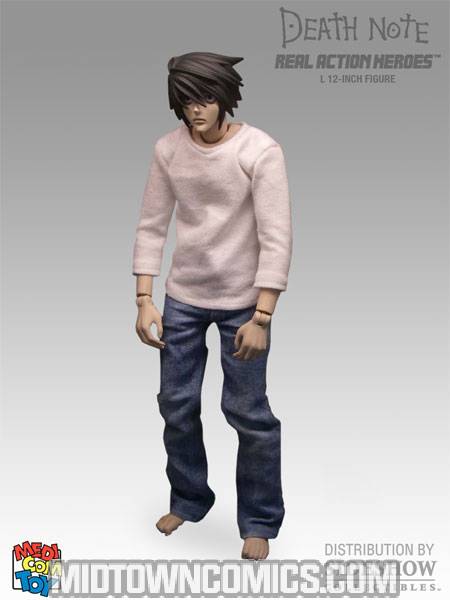 Death Note L Lawliet Real Action Hero 12-Inch Action Figure