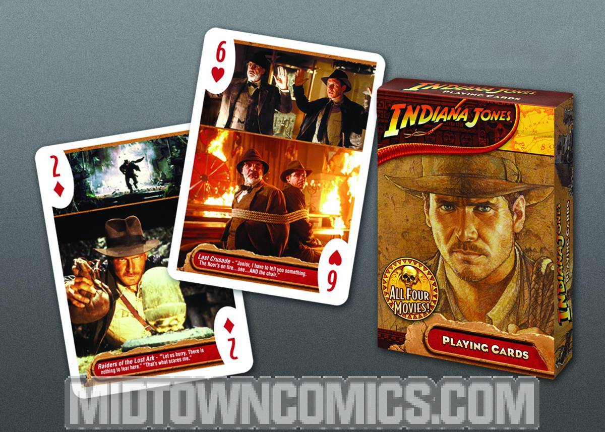 Indiana Jones Movies Playing Cards