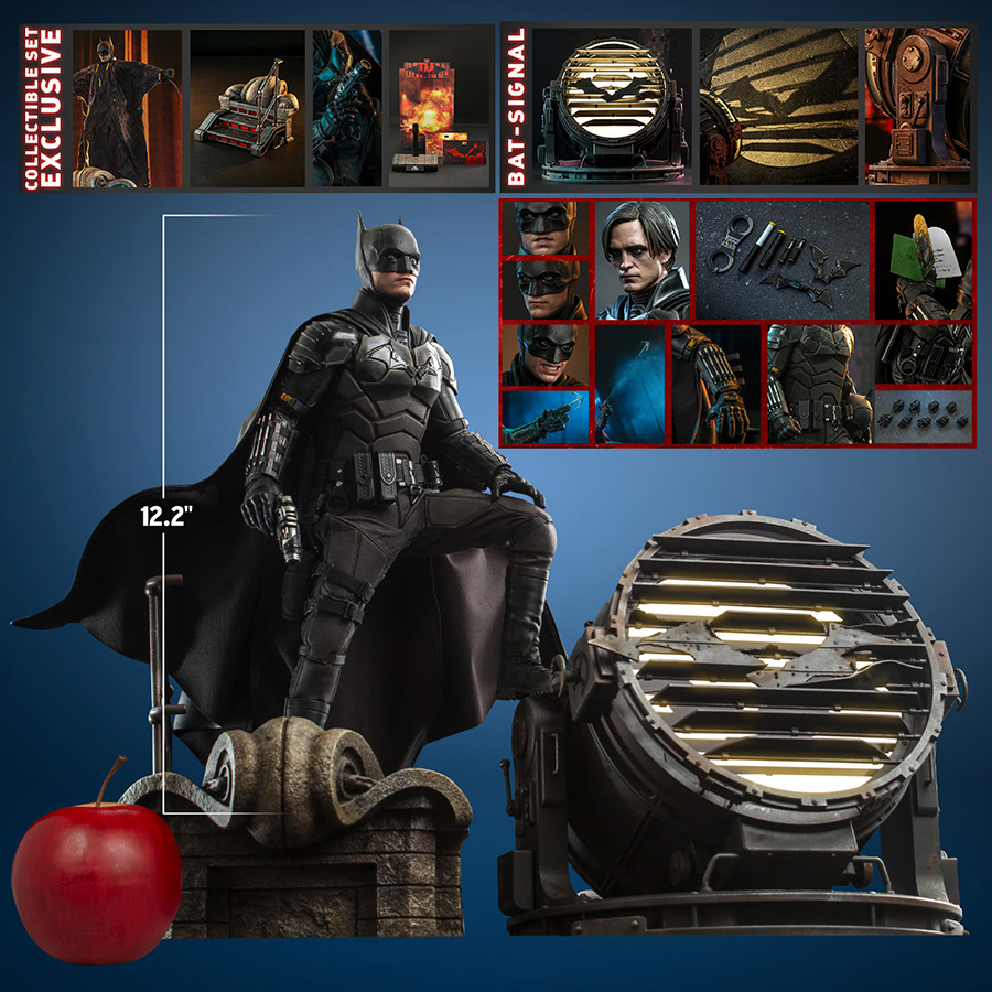 Batman And Bat-Signal Set Sixth Scale Action Figure