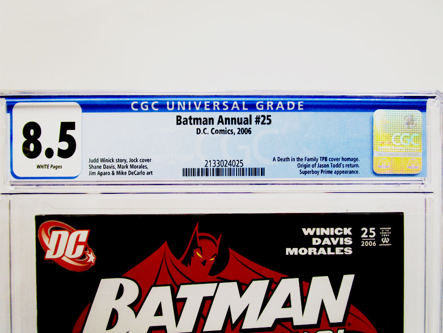 Batman Annual #25 Cover C 1st Ptg CGC 8.5