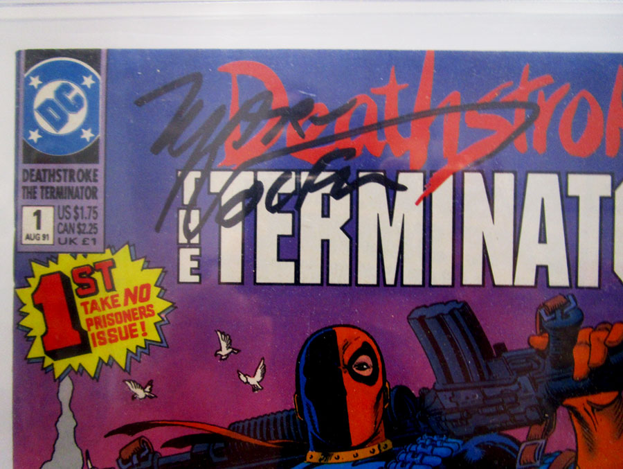 Deathstroke The Terminator #1 Cover B Signed by Marv Wolfman CGC ...