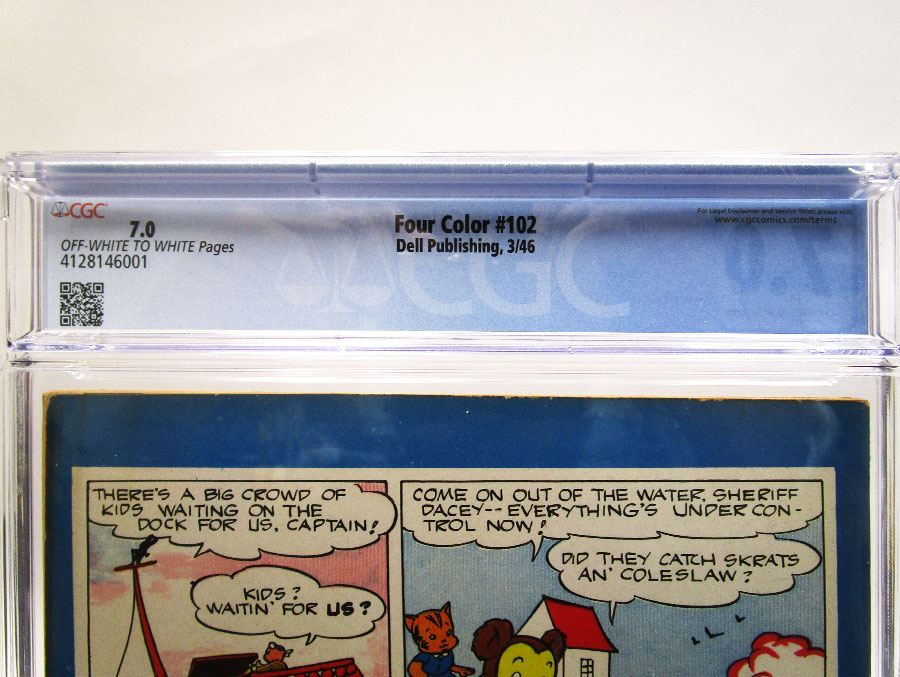 Four Color #102 - Oswald The Rabbit Cover B CGC 7.0