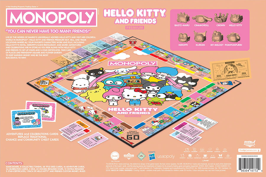 Monopoly Hello Kitty And Friends Premium Board Game