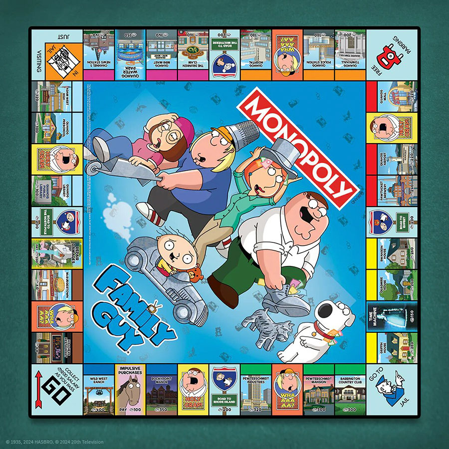 Monopoly Family Guy Board Game