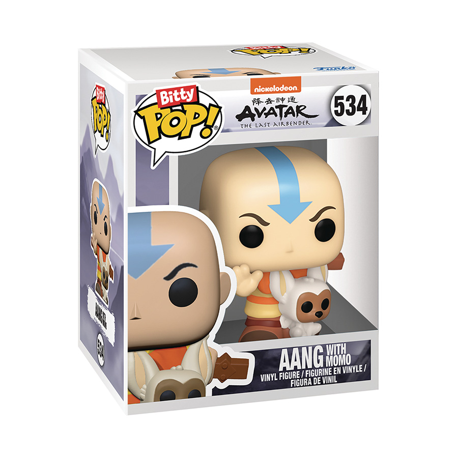 Bitty POP Avatar The Last Airbender Aang 4-Pack Vinyl Figure