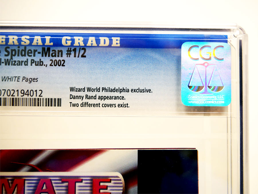 Ultimate Spider-Man Wizard #1/2 Cover C Wizard World East Edition CGC 9.8