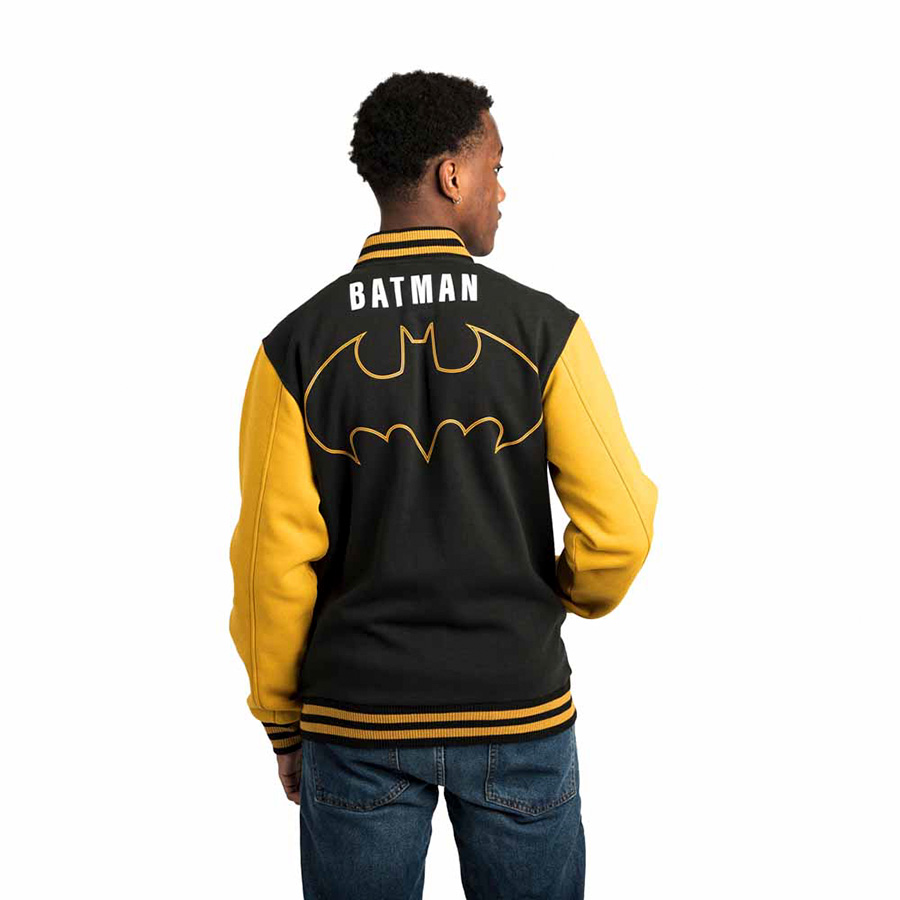 DC Comics Batman Fleece Varsity Jacket Medium