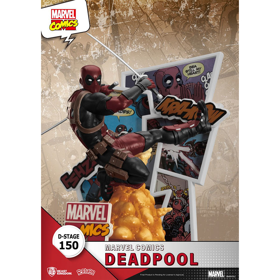 Marvel Comics DS-150 Deadpool D-Stage SDCC 2024 Previews Exclusive Statue
