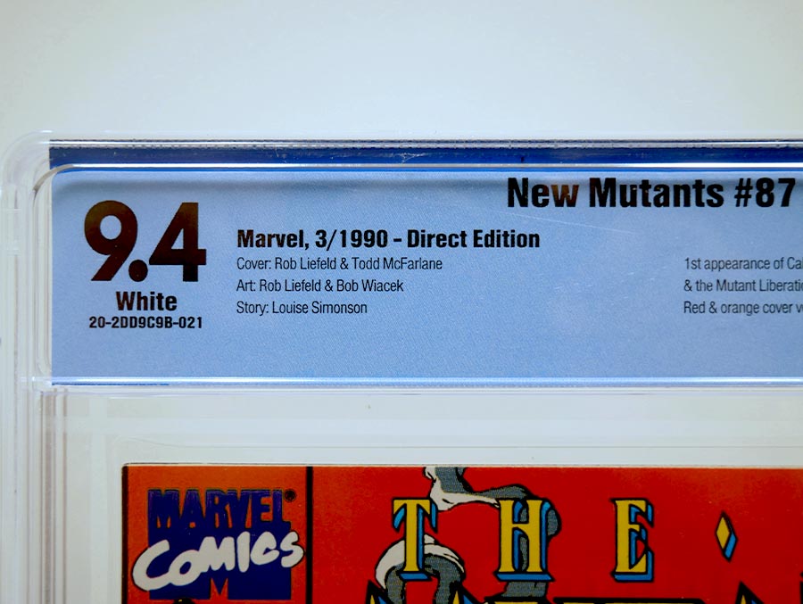 New Mutants #87 Cover D 1st Ptg CBCS 9.4