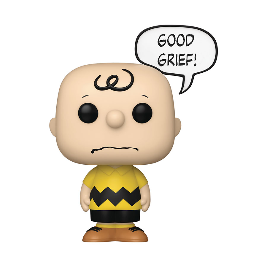 POP Animation Peanuts Charlie Brown Good Grief Vinyl Figure