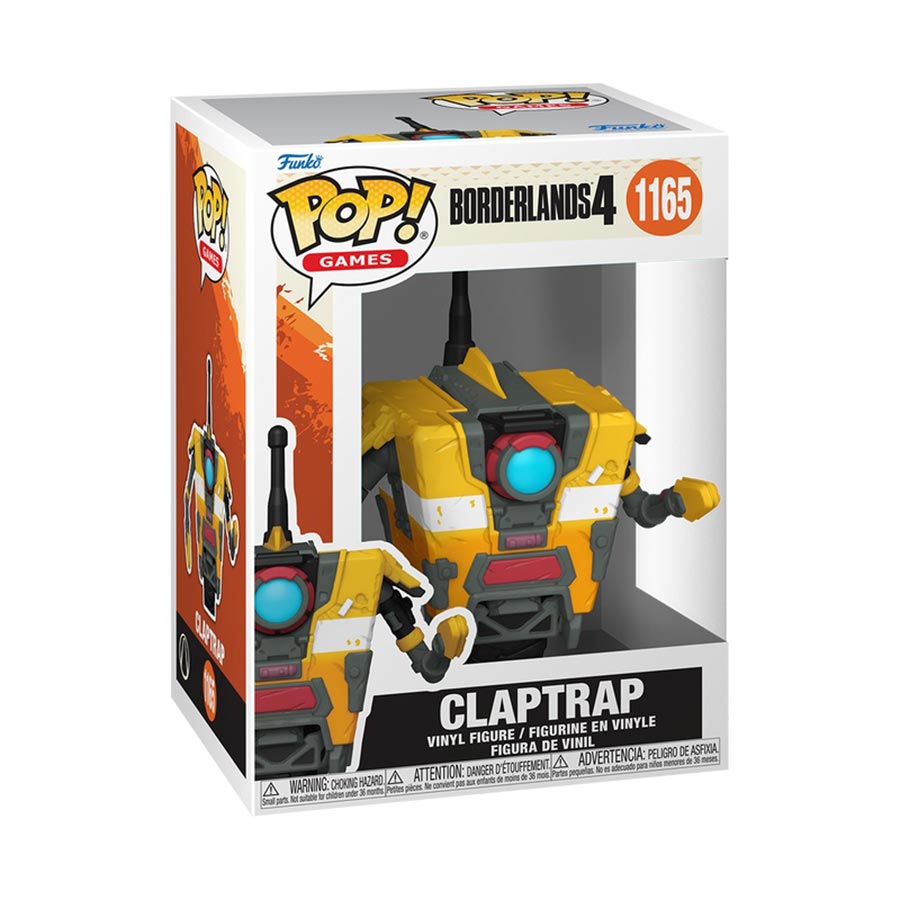 POP Games Borderlands 4 Claptrap Vinyl Figure