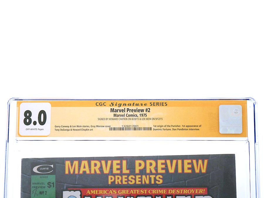 Marvel Preview Magazine #2 Cover B CGC Signature Series 8.0 Signed By ...