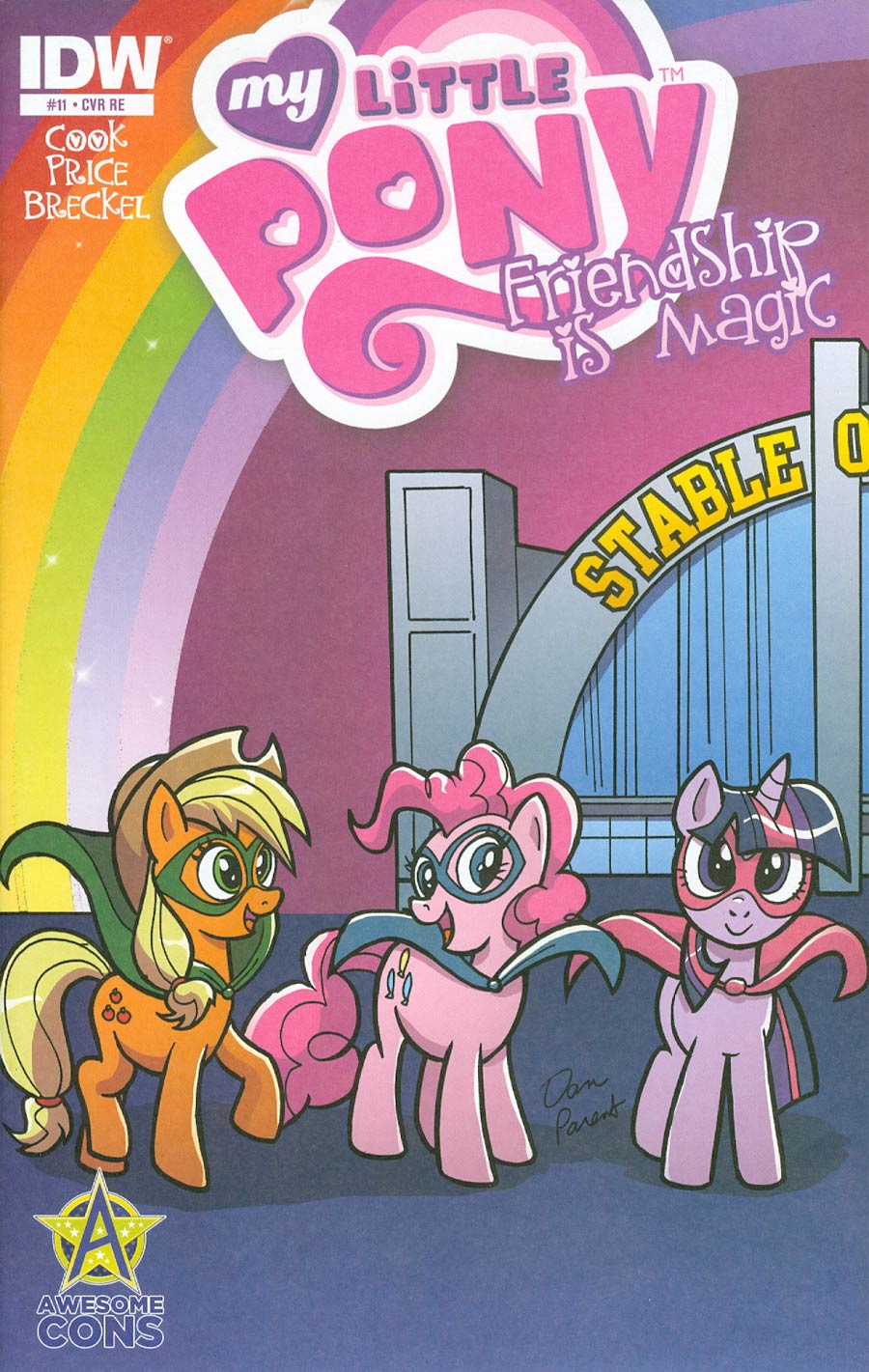 My Little Pony Friendship Is Magic #11 Cover D Awesome Cons Exclusive ...