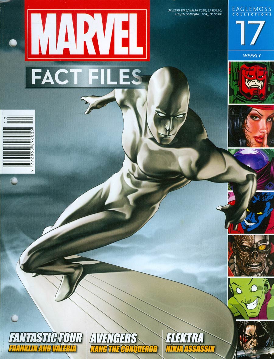 Marvel Fact Files #17 Silver Surfer Cover