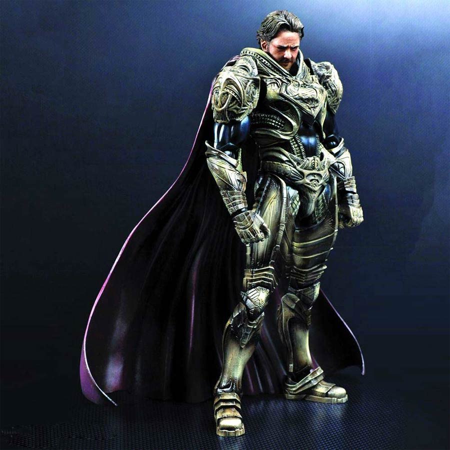 Superman Man Of Steel Play Arts Kai Jor-El Action Figure