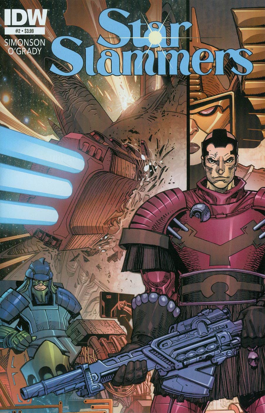 Star Slammers Remastered #2 Cover A Regular Walter Simonson Cover