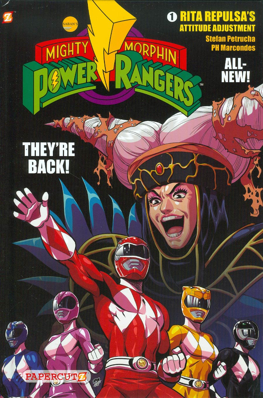 Mighty Morphin Power Rangers Vol 1 Rita Repulsas Attitude Adjustment HC