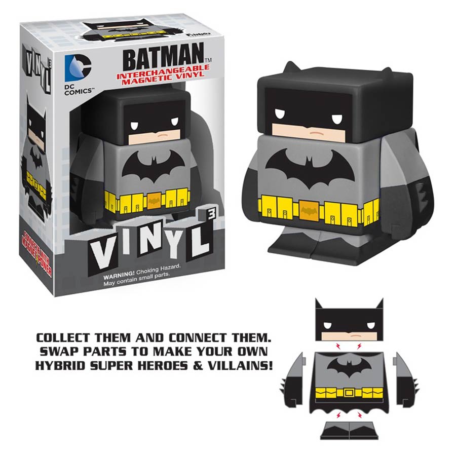 Vinyl Cubed DC Comics Batman Black Interchangeable Magnetic Vinyl Figure
