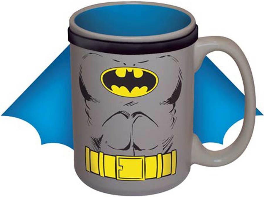 DC Comics 15-Ounce Caped Ceramic Mug - Batman