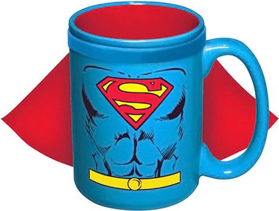 DC Comics 15-Ounce Caped Ceramic Mug - Superman