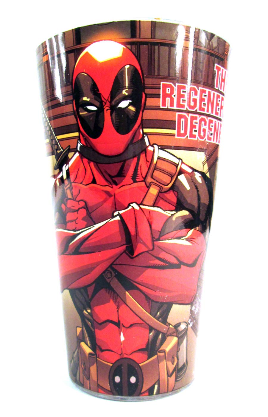 Marvel Comics Pint Glass Deadpool Regenerating