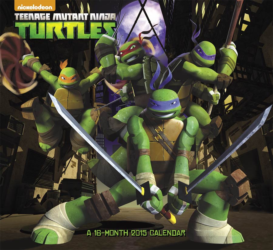 Teenage Mutant Ninja Turtles 2015 12x11-inch Wall Calendar