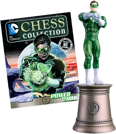 DC Superhero Chess Figure Collector Magazine #71 Power Ring Black Bishop