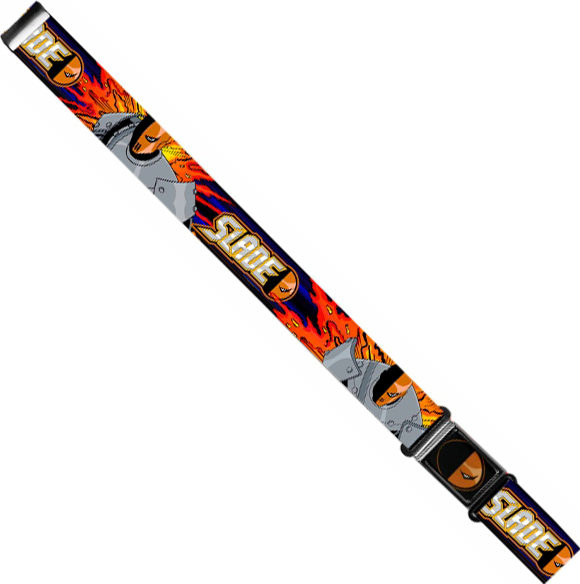 DC Comics Magnetic Web Belt Kids - Deathstroke Slade Logo Flames