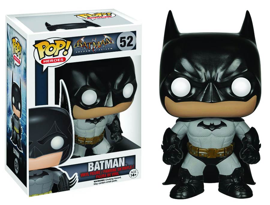 POP Heroes 52 Batman Arkham Asylum Batman Vinyl Figure