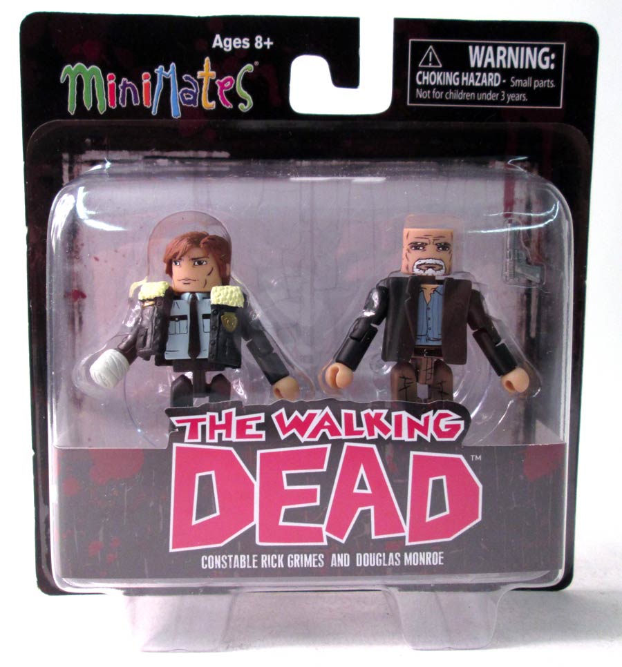 Walking Dead Minimates Series 6 Constable Rick & Douglas 2-Pack