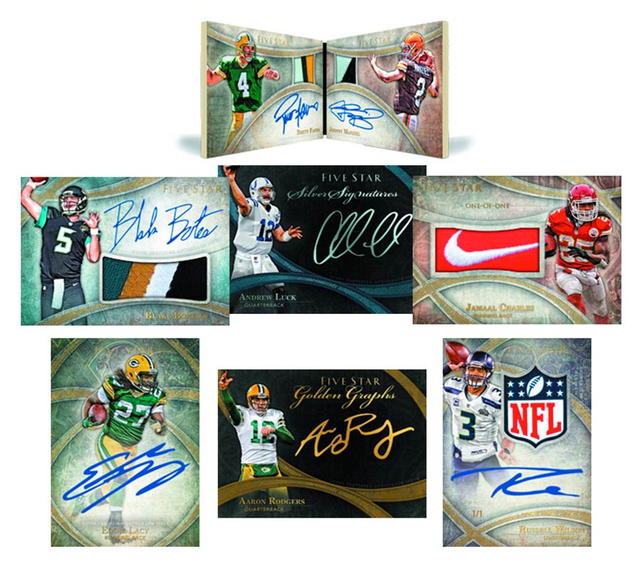 Topps 2014 Five Star Football Trading Cards Box