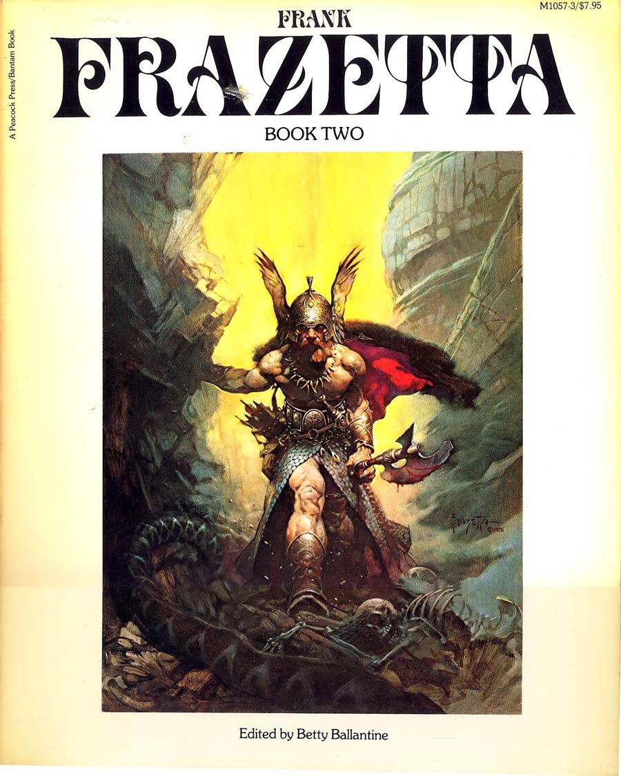 Frank Frazetta (Peacock Press/Bantam) Book 2 1st Ptg