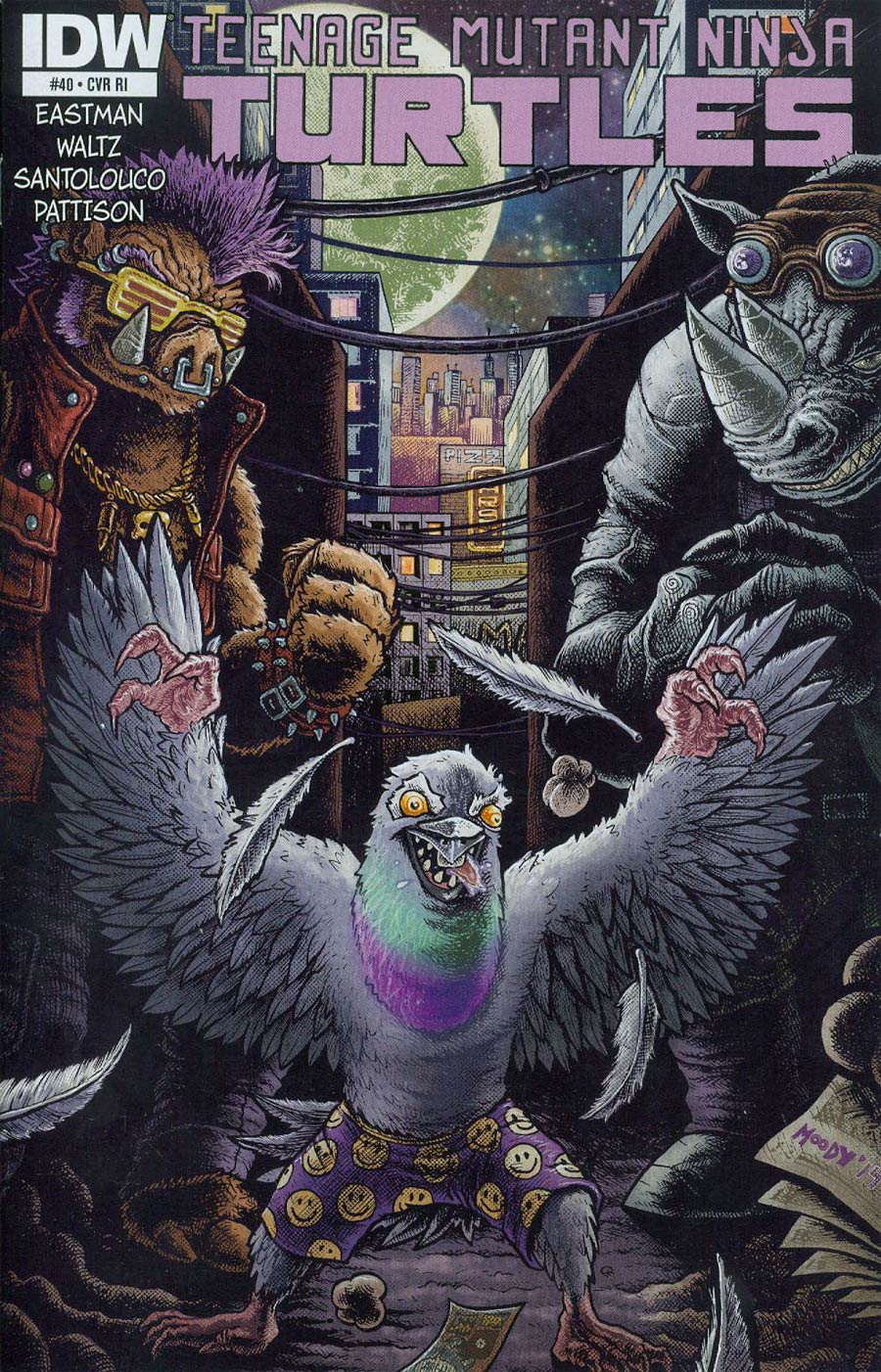 Teenage Mutant Ninja Turtles Vol 5 #40 Cover C Incentive Buster Moody ...