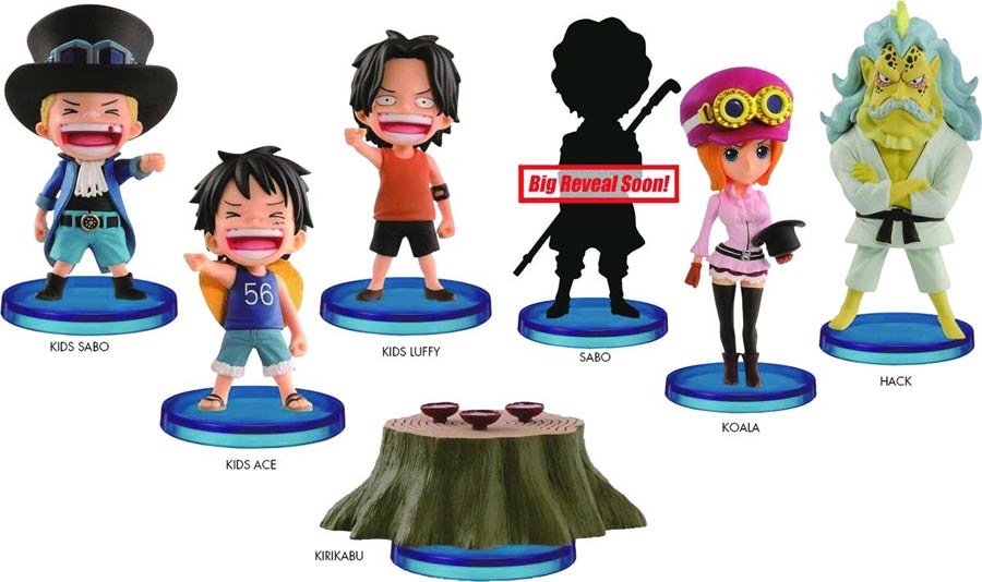 One Piece World Collectible Figure Set 3 History Of Sabo Assortment Case