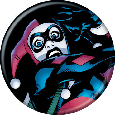 DC Comics 1.25-inch Button - Harley Quinn Scared (84162)
