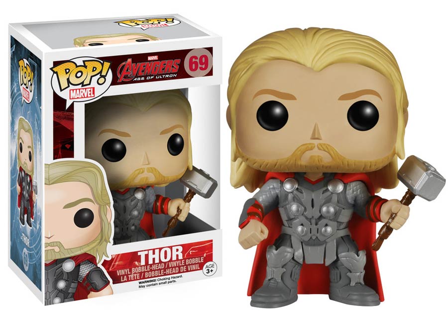 POP Marvel 69 Avengers Age Of Ultron Thor Bobble Head