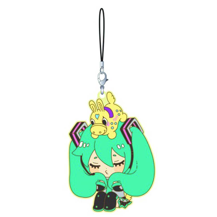 Hatsune Miku Rubber Straps - Lemon