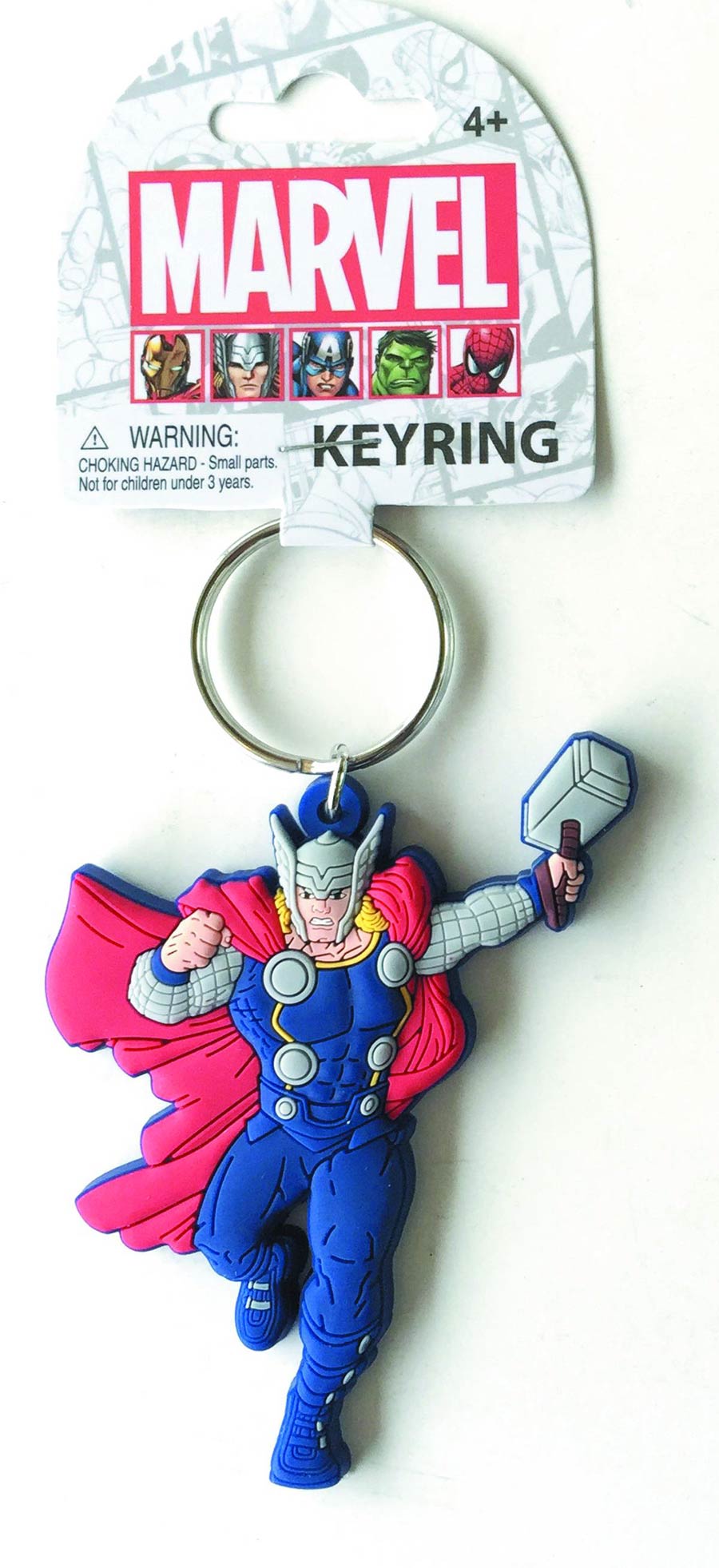 Marvel Heroes Figural Soft Touch PVC Keyring - Thor