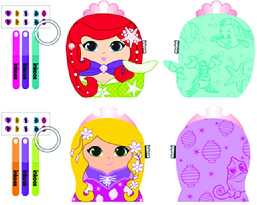 Inkoos Disney Princess Color N Create Plush Assortment Case