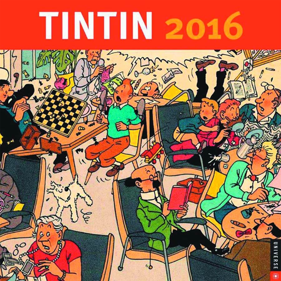 Tintin 2016 Wall Calendar
