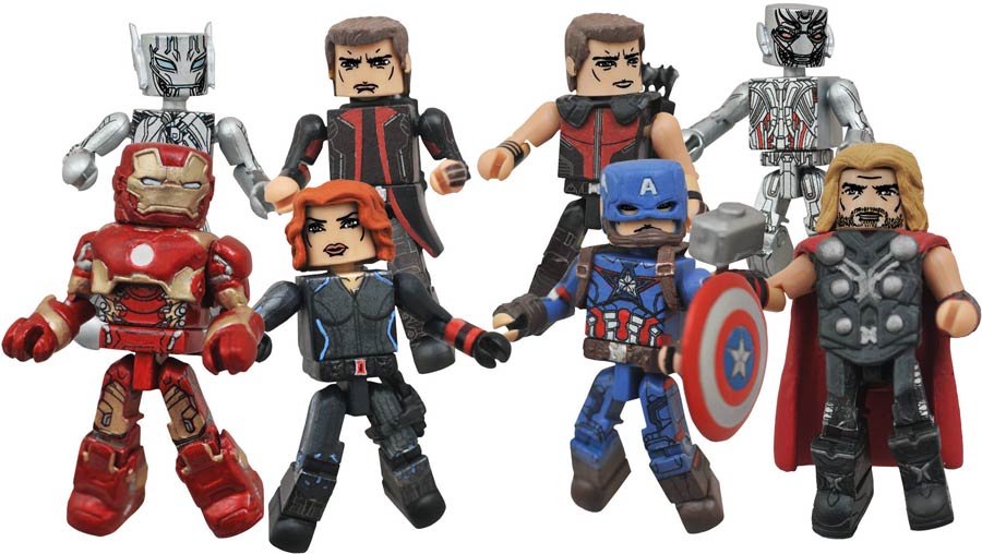 Marvel Minimates Series 61 Avengers Age Of Ultron Movie Set Of Three 2 ...