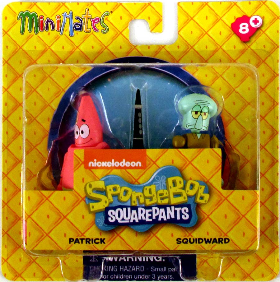 SpongeBob SquarePants Minimates Series 1 Patrick & Squidward 2-Pack
