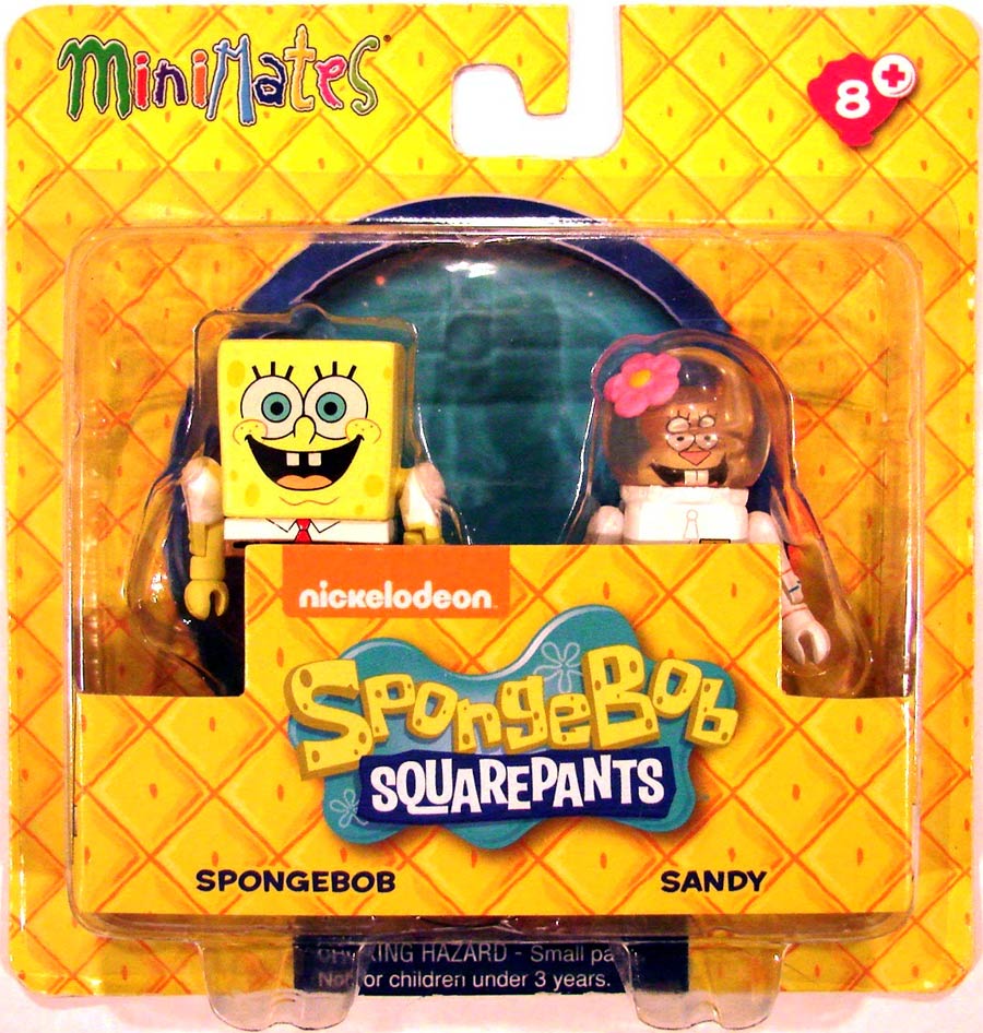 SpongeBob SquarePants Minimates Series 1 SpongeBob & Sandy 2-Pack