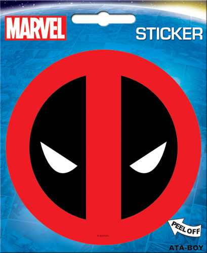 Marvel Comics Die-Cut Sticker - Deadpool Logo (45260S)