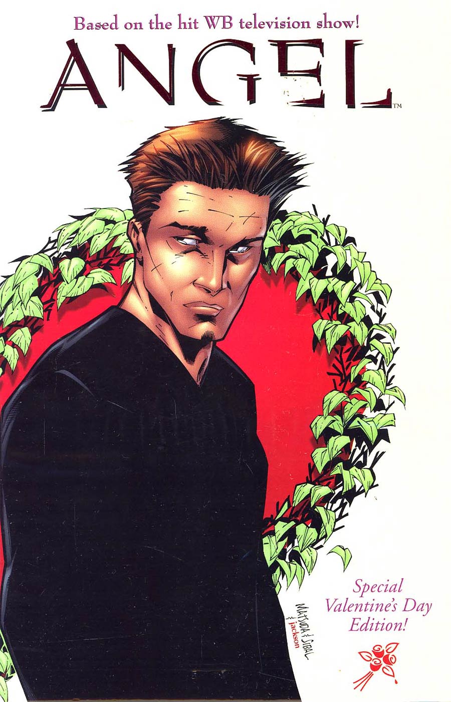 Angel #3 Cover C DF Red Foil Valentines Day Connecting Cover