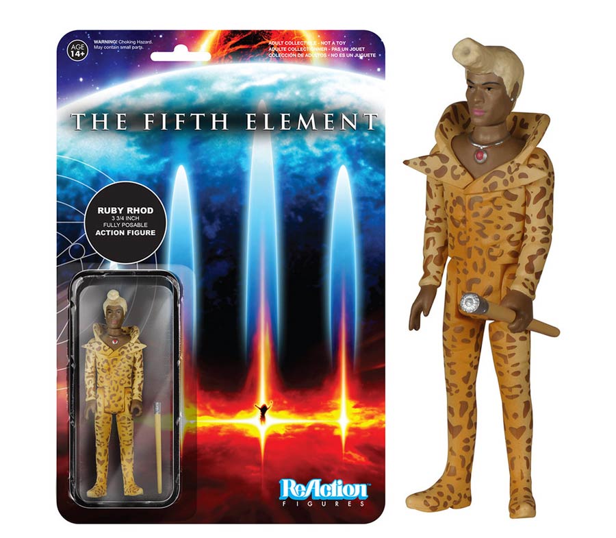 ReAction The Fifth Element Ruby Rhod 4-Inch Action Figure